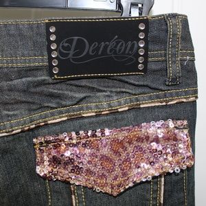 Dereon | Jeans | Dereon Sequin Jeans Size 56 | Poshmark